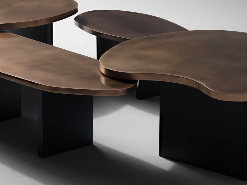 Atoll Tables (Group of Four) by Douglas Fanning - Coup DEtat